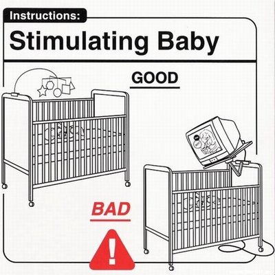 Illustrated baby handling guide for dumb parents | Amusing Planet